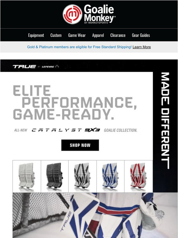GoalieMonkey: Introducing the All-New TRUE Catalyst 9X3 Goalie ...