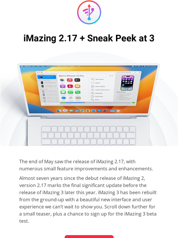 iMazing: iMazing 2.17 + Sneak Peek at 3 | Milled