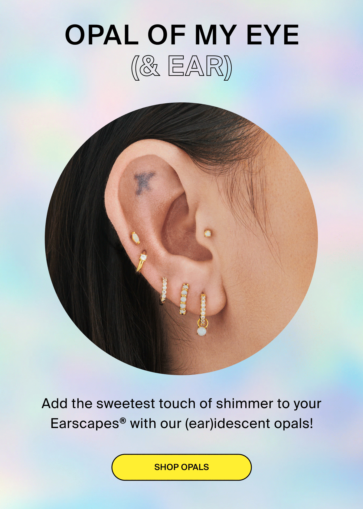 Studs: (Ear)idescent Opals | Milled