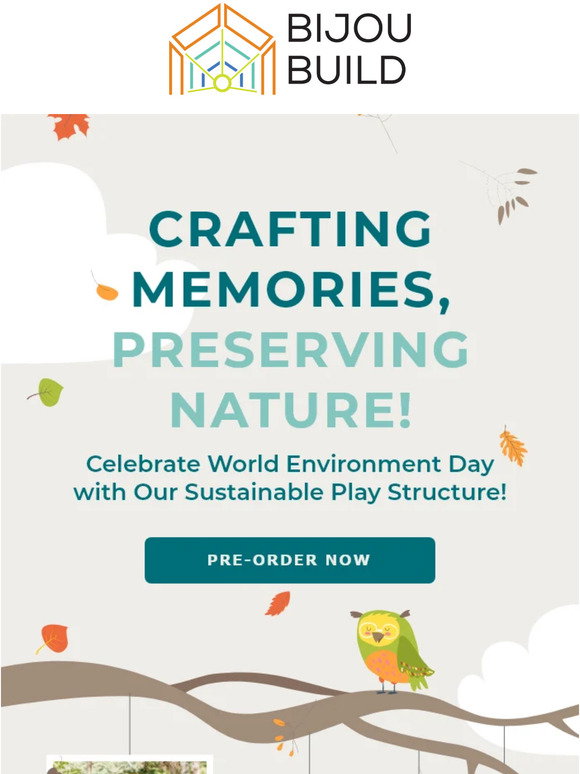 Bijou Build: Celebrate Nature with Our Sustainable Play Structure🌎 | Milled