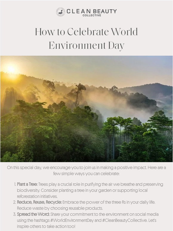 Clean Beauty: Focus On the Planet 🌎 For World Environment Day | Milled