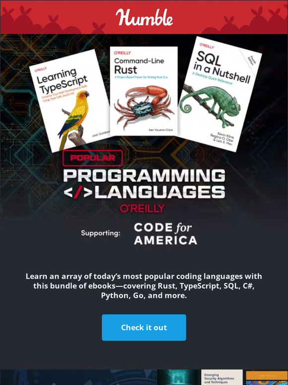 Humble Bundle: Learn today’s most popular programming languages | Milled