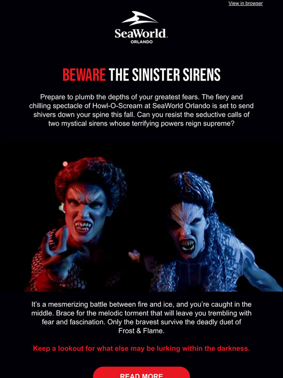 SeaWorld: 💀 Beware the Sinister Sirens | Milled