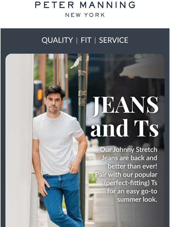 Peter Manning NYC: Jeans and Ts, Summer Style Made Easy | Milled