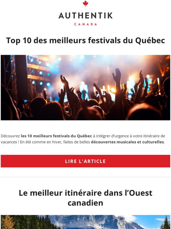Authentik Canada - TD CONVERT: Top 10 des meilleurs festivals du Québec ...