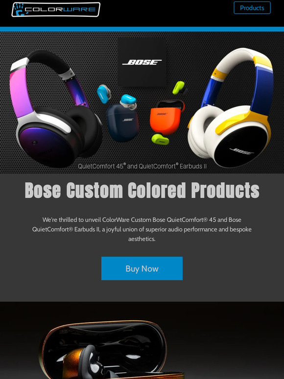 Colorware: Bose QuietComfort® 45 and QuietComfort® Earbuds II Now ...