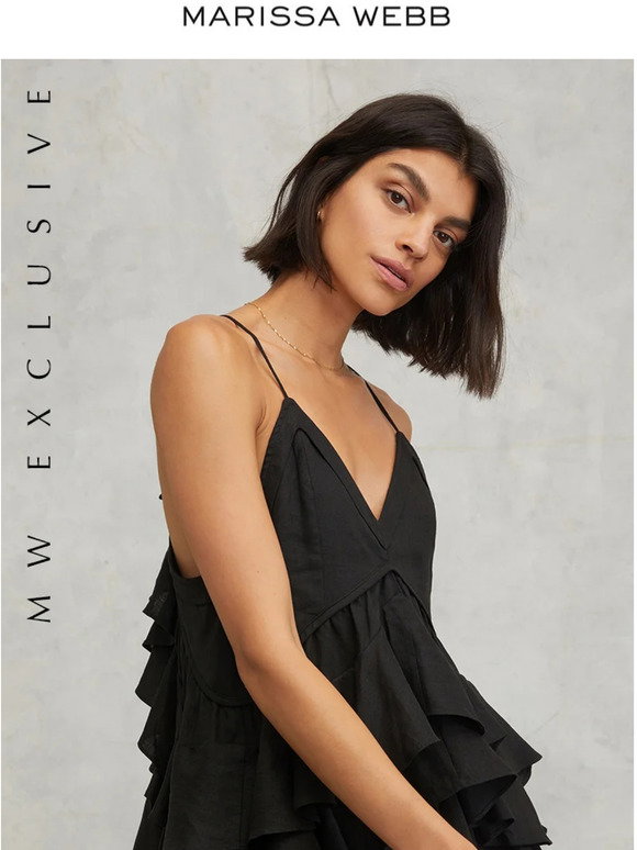 Marissa Webb: OUR O MINI DRESS IS HERE | Milled