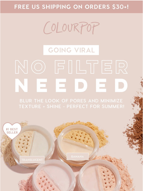 ColourPop: Get a filter IRL with our viral powder 💘 | Milled
