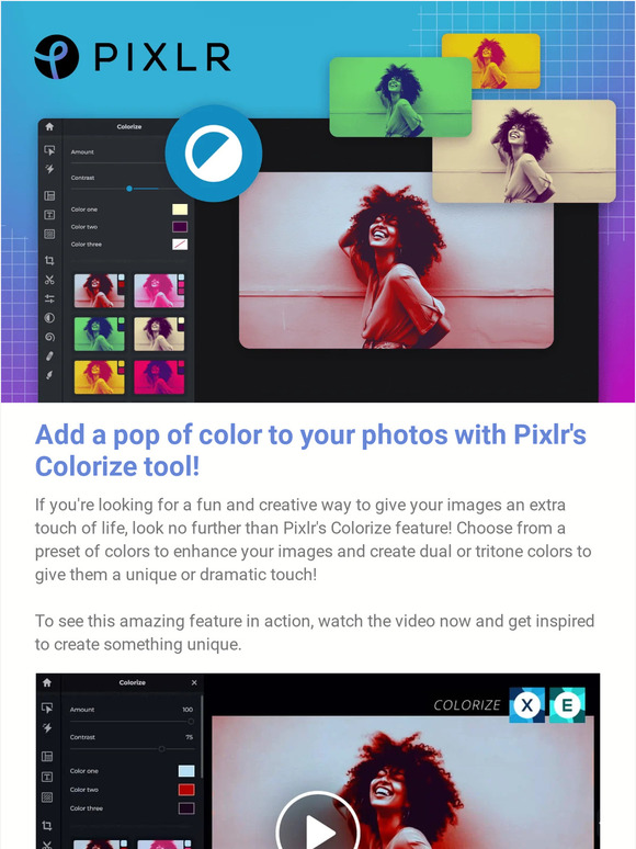 Pixlr: Effortlessly Colorize Your Designs with a Single Click | Milled