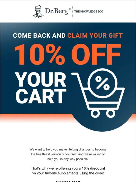 Dr. Berg: Get 10% OFF—48 hours only! | Milled