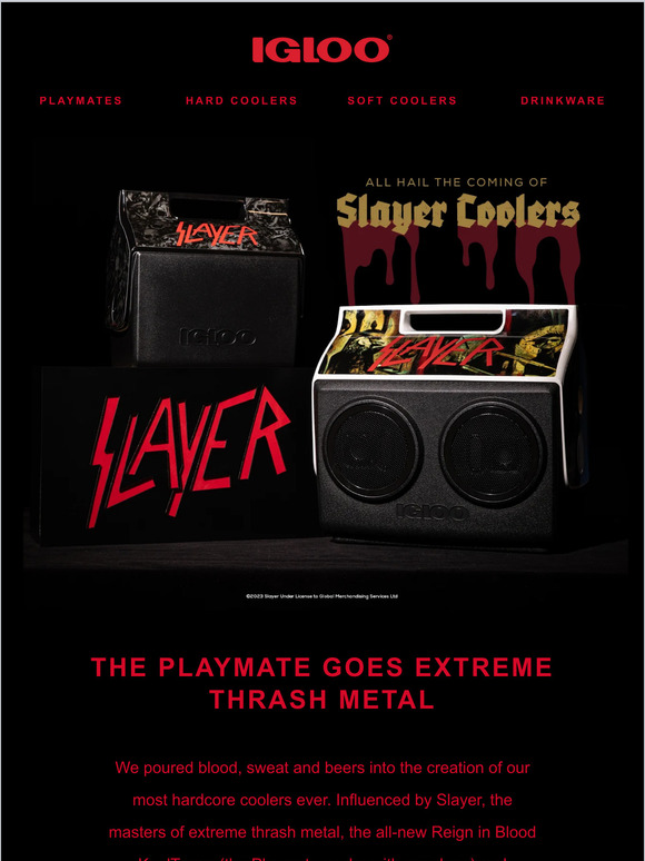 Igloo Coolers: 🤘Slayer KoolTunes and the Playmate🤘 | Milled