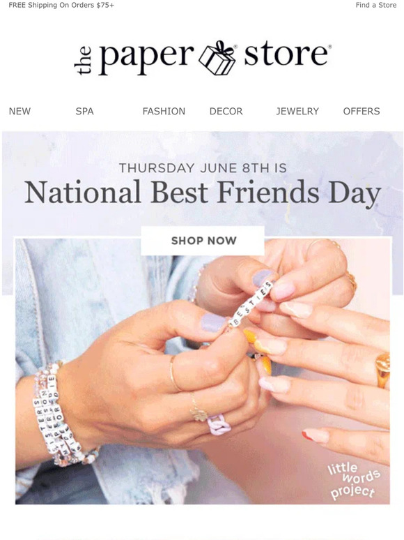 The Paper Store: National Best Friends Day is Thursday June 8th! | Milled