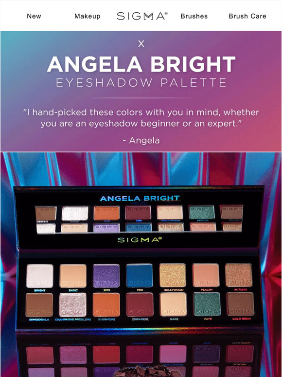 Sigma Beauty: Hand-picked Shades From Angela Bright | Milled