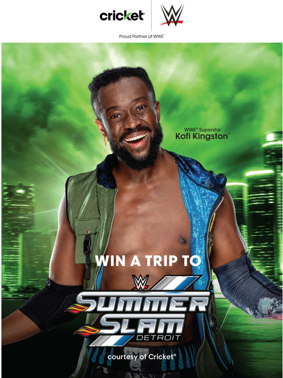 WWE Shop: Win a trip to SummerSlam in Detroit! | Milled