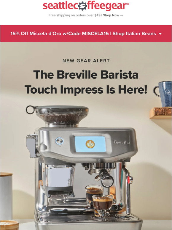 Seattle Coffee Gear: BREVILLE’S BIG NEW REVEAL! Meet the Barista Touch ...