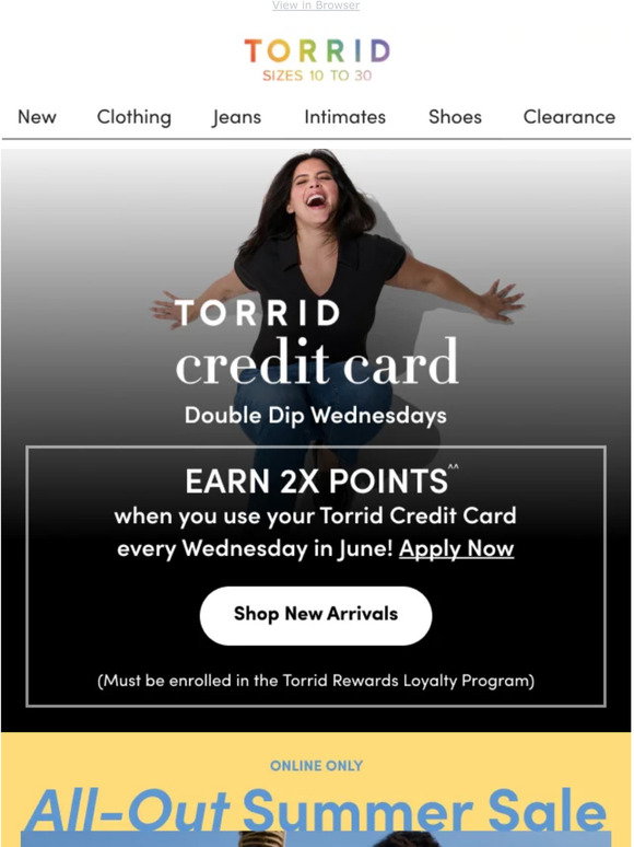 Torrid: The All-Out Summer Sale starts NOW. Get 50-60% off almost ...