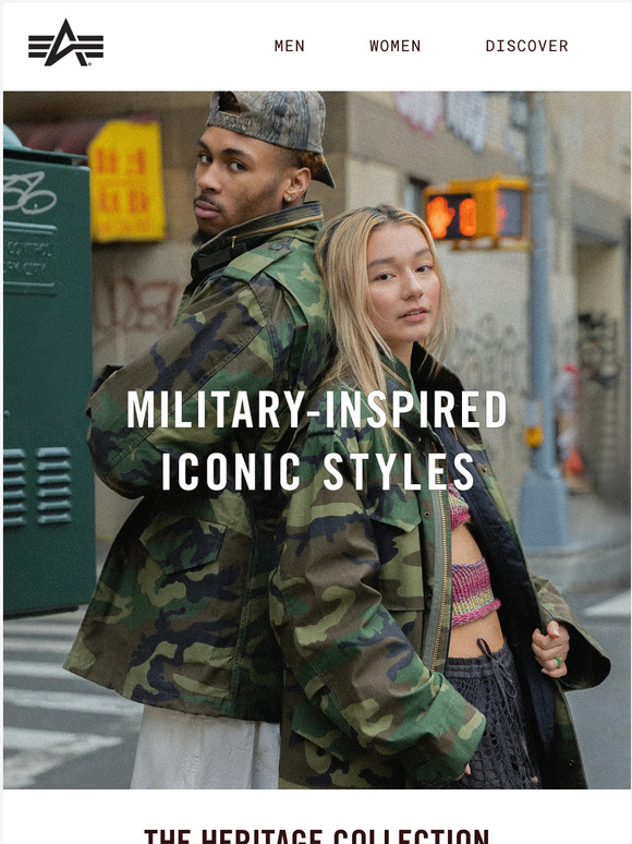 Alpha Industries: EXPLORE THE HERITAGE COLLECTION | Milled