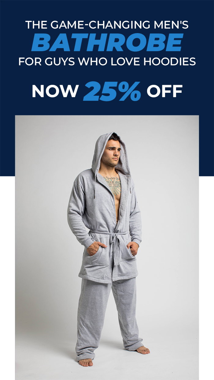 DudeRobe: Get the Ultimate Men's Robe in Time for Father's Day! | Milled