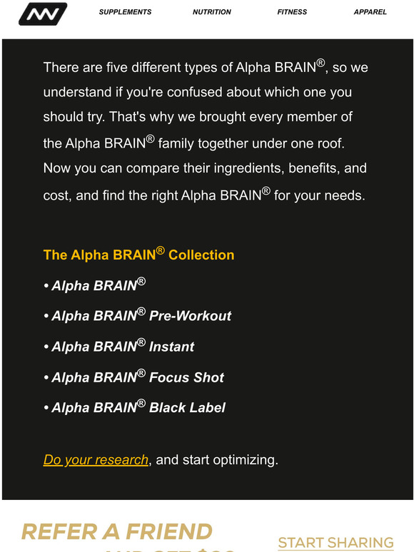 Onnit: Meet The Alpha BRAIN® Collection | Milled