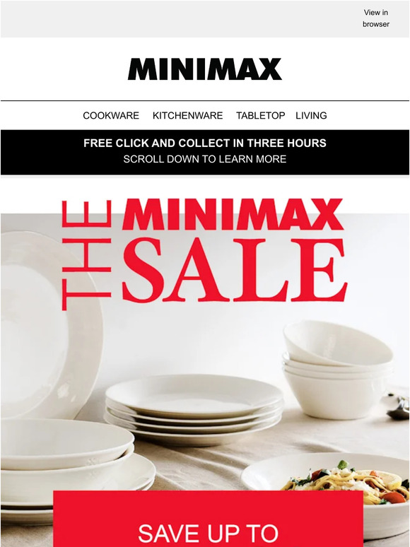 Minimax: Upgrade Your Table Setting with Our Minimax Sale - Up to 50% ...