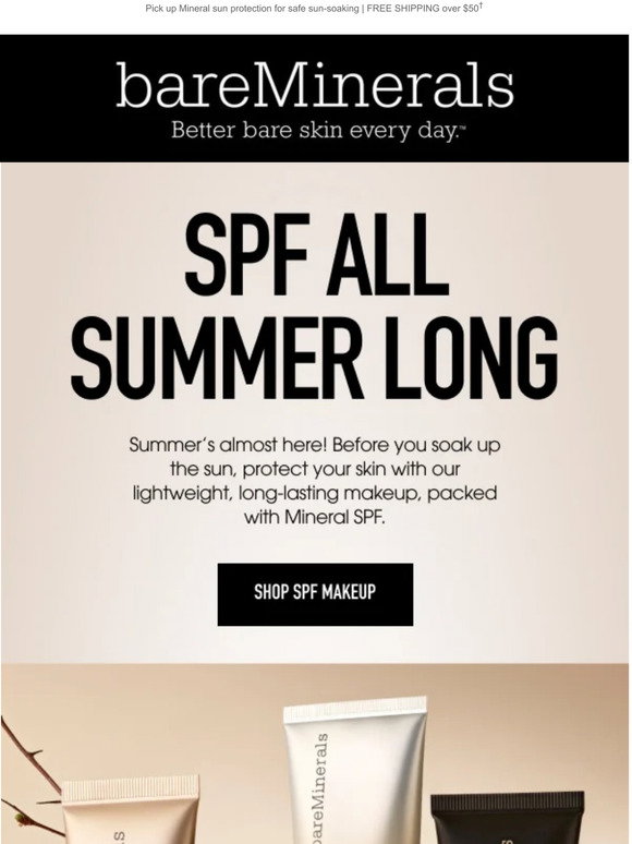 bareMinerals: The first day of summer’s coming soon! ☀️ | Milled