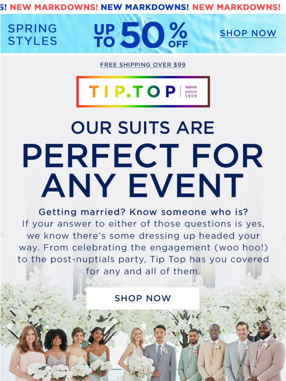 Tip Top Tailors: Find The Right Suit For Every Event | Milled