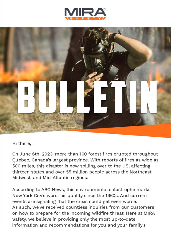 MIRA Safety: SPECIAL REPORT: Air Quality & Wildfires | Milled