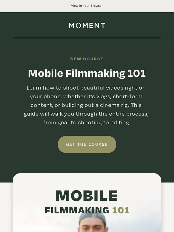 Moment: New Course: Mobile Filmmaking 101 | Milled