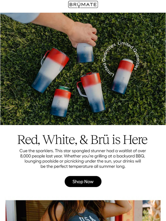 BruMate: Celebrate With Red, White & Brü 🎇 | Milled