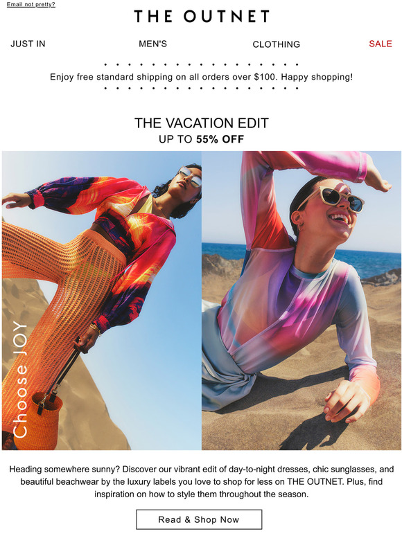 THE OUTNET: The Vacation Edit is here | Milled