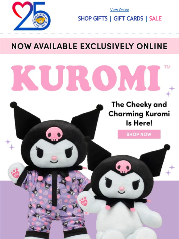 Build-A-Bear: Sanrio® Fans! Our NEW Kuromi Plush Is Now Available ...