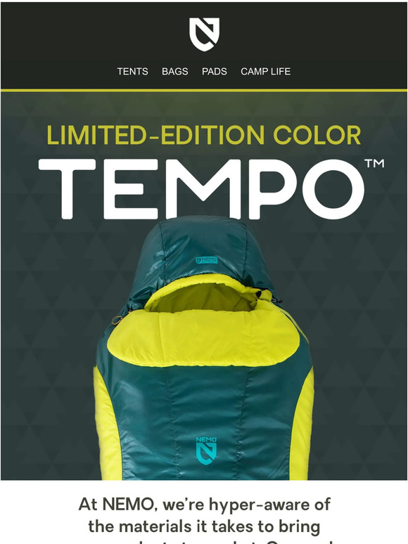 NEMO Equipment: Shop this online-only Tempo™ color | Milled