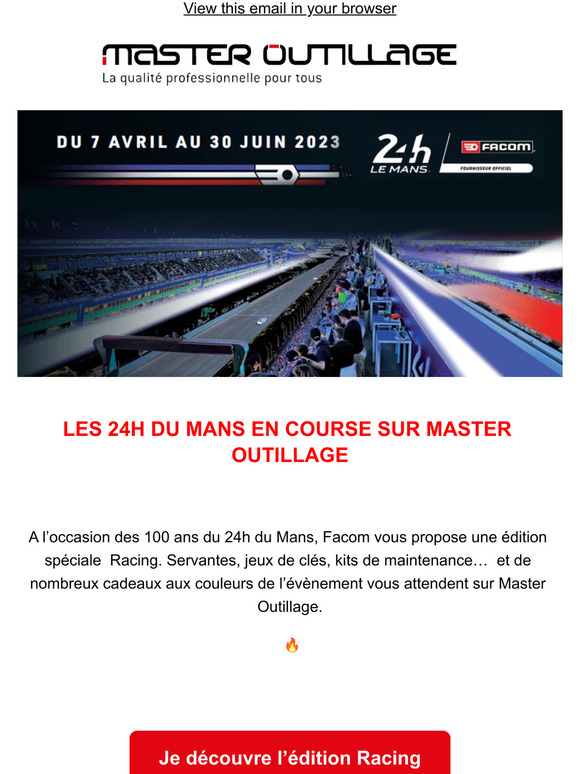Master Outillage: Les 100 ans des 24h du Mans avec Facom 🏎️ | Milled