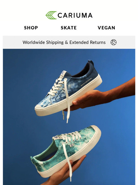 Cariuma: LIMITED EDITION: WORLD OCEANS DAY | Milled