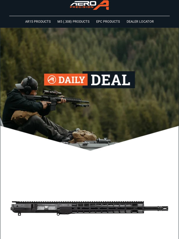 aero precision: ONE DAY ONLY: SAVE $145 on your M5 build 💰 | Milled