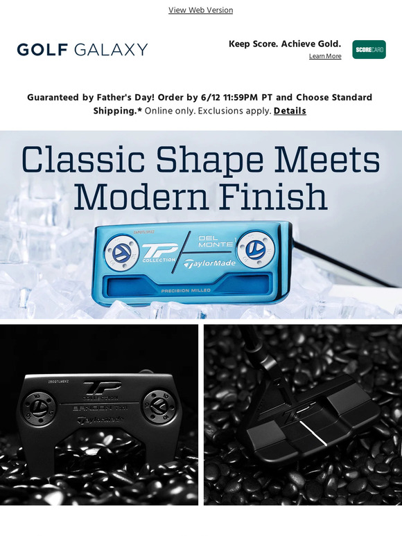 Golf Galaxy: Now available! Limited-edition TaylorMade TP Blue & TP ...