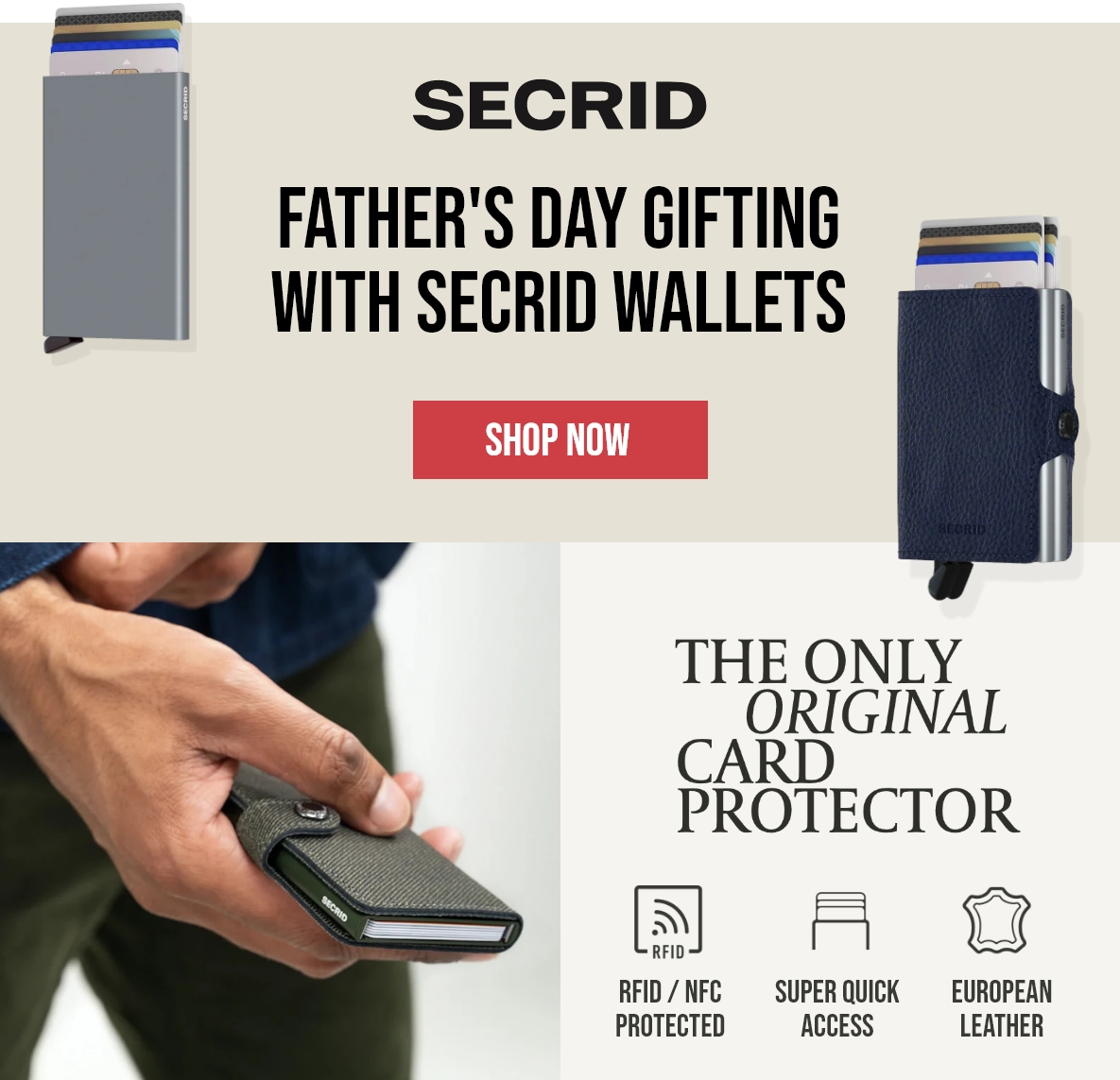 Case: Give Dad the Perfect Father's Day Gift with Secrid Wallets! | Milled