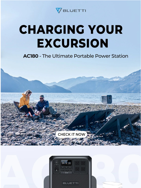 BLUETTI INC: 🔋🌟Charging Your Excursion with BLUETTI AC180! | Milled