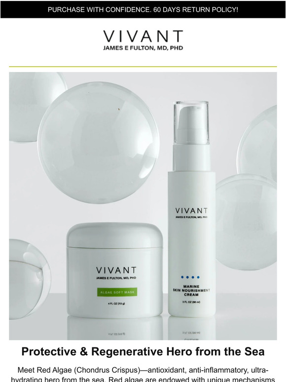Vivant Skin Care: The mega benefits of microalgae | Milled
