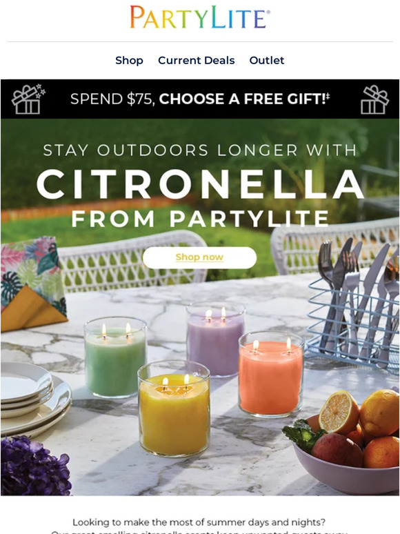 Party Lite: Get your backyard Summer ready! | Milled