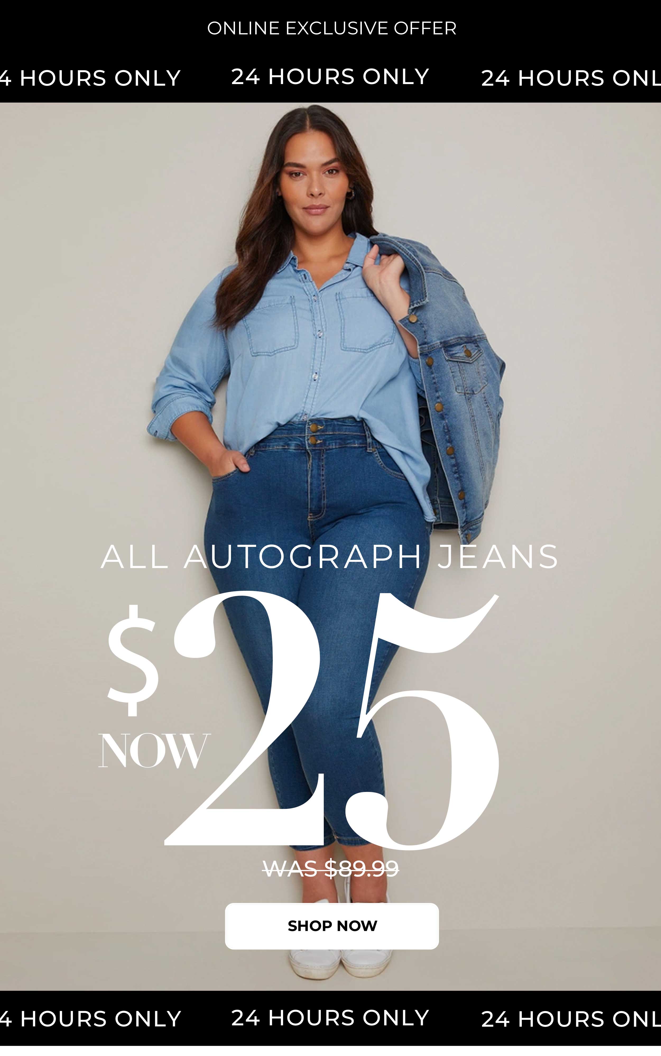 Autograph Fashion: 🚨 Oops, All Autograph Jeans Now $25* | Milled