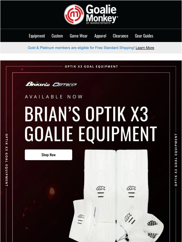 GoalieMonkey: Enhance Your Performance with Brian's Optik X3 Goalie ...