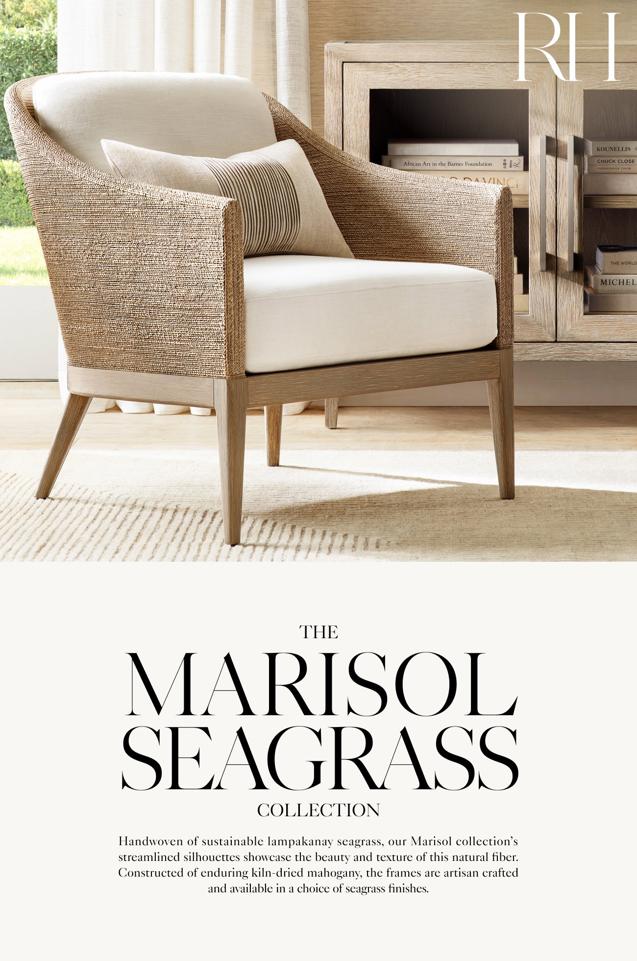 Restoration Hardware: The Marisol Collection. Handwoven Seating in ...