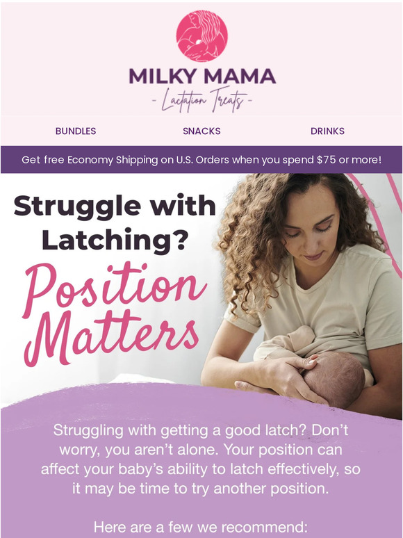 Milky Mama: Breastfeeding Position Matters 👶 | Milled