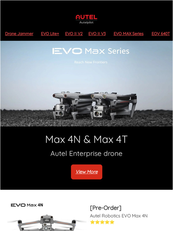 Autel: 💥Pre-order EVO MAX 4N Now! Experience the super starlight camera ...
