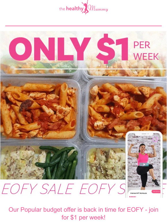 The Healthy Mummy: The Healthy Mummy App access for $1* | Milled