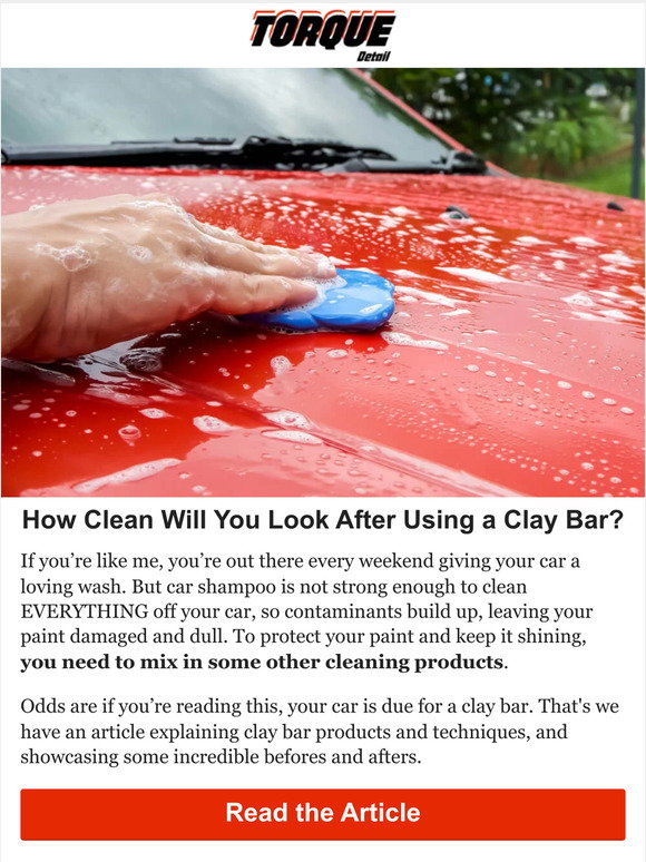 Torque Detail: Clay Bar Before & After - See the Difference | Milled