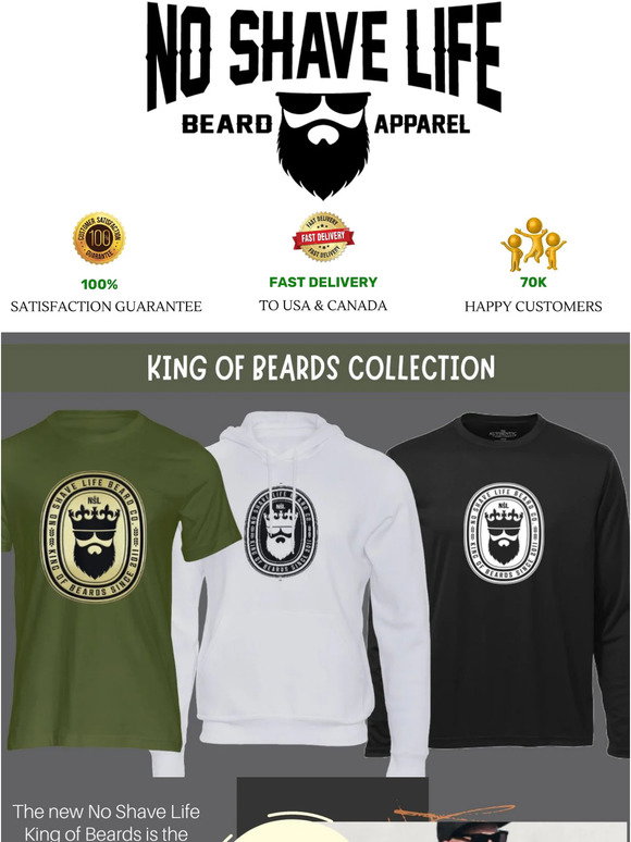 No Shave Life: New Look, Same Quality - King of Beards Collection! | Milled