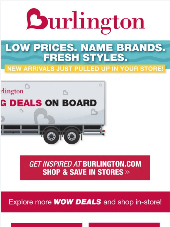 Burlington: NEW arrivals just landed at your Burlington! | Milled