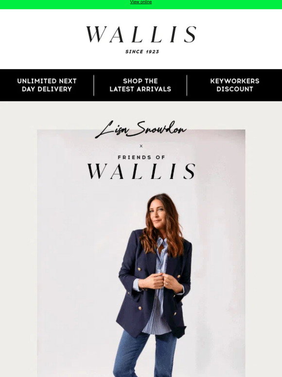 Wallis: Introducing: Lisa Snowdon X Friends of Wallis | Milled
